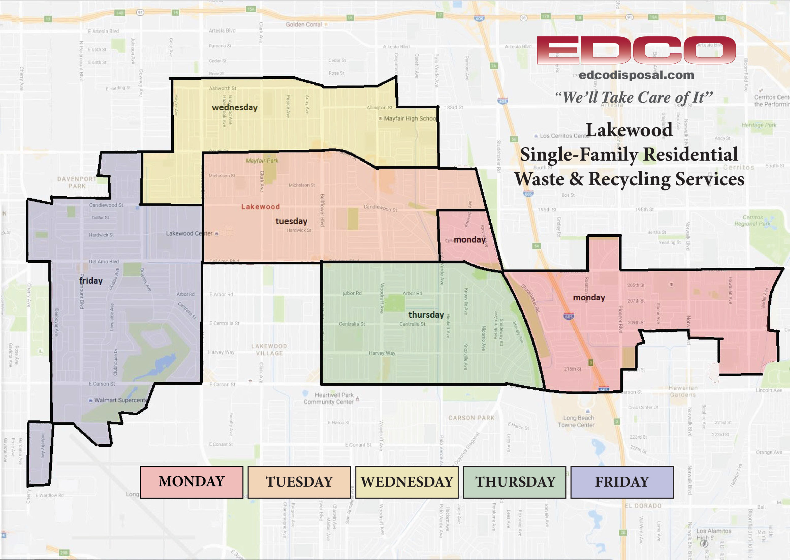Service Schedules - EDCO Lakewood